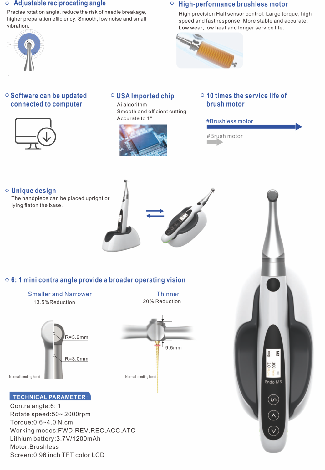 Endo Motor Brushless(Endo-plus) - 普优美医疗promed dental